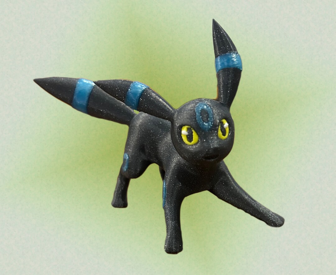 Shiny Umbreon Figurine, Ready for a Fight Pokemon Dog Figure, Comes ...