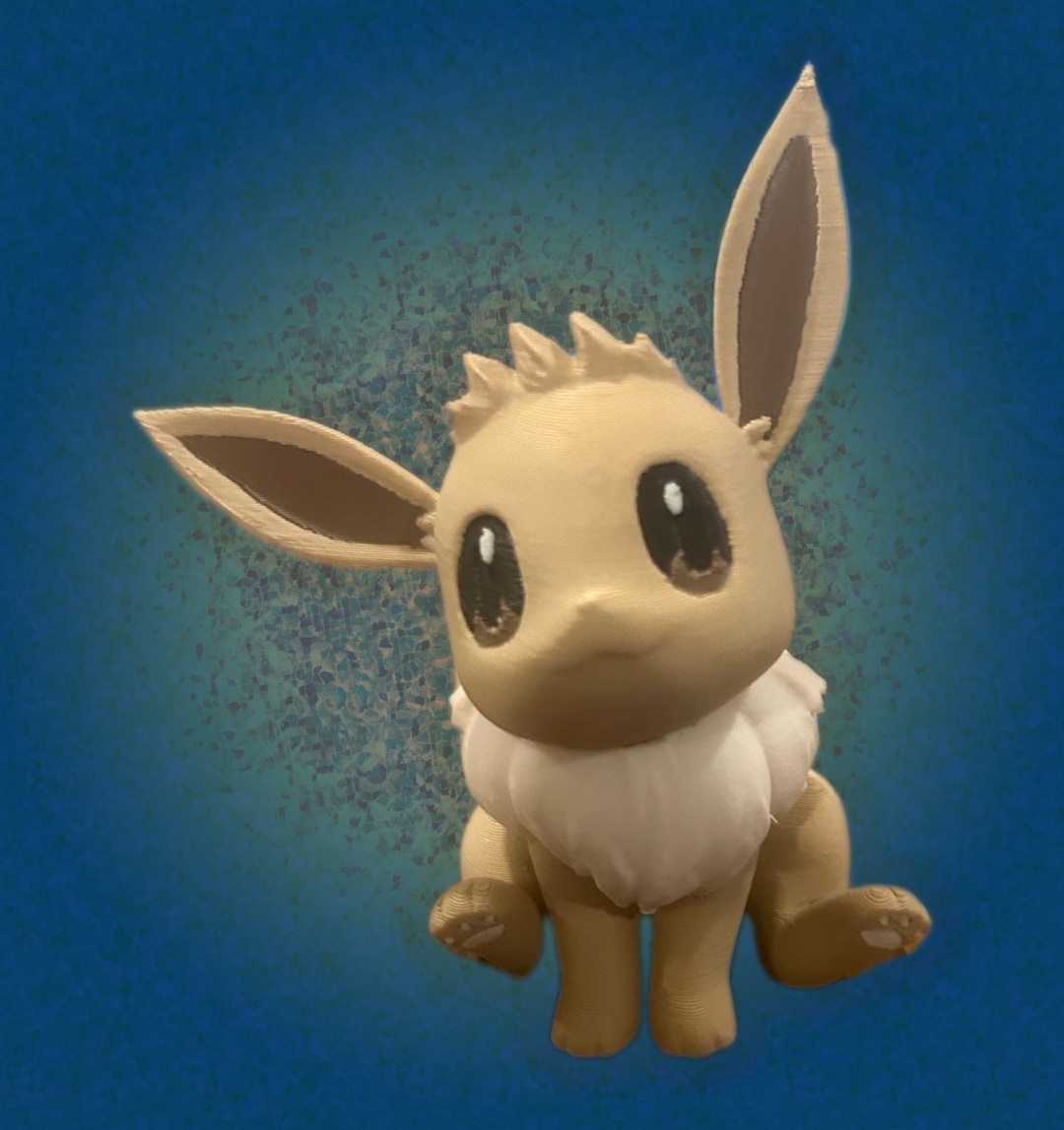 Super Cute Eevee Dog-pokemon Handmade Figurine - Etsy