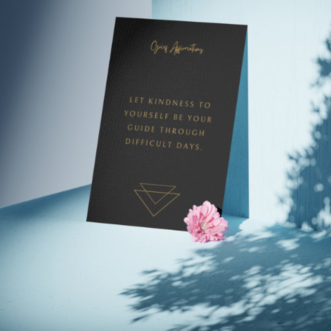 Grief Affirmation Cards Minimal Design (canva) | Grief Affirmation ...