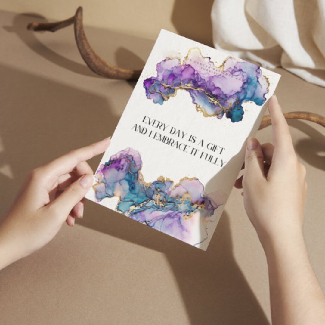 Cancer Warrior Affirmation Cards (canva Template) Self Care Gift - Etsy