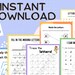 English Alphabet Workbook:150 Printable PDF Worksheets and Games Bundle ...