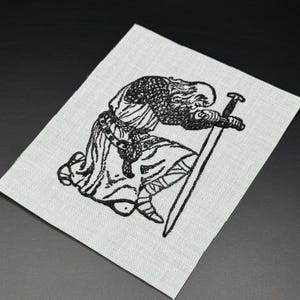 Knight Patch | Patches | Linocut Patch | Linocut | Patch - Etsy