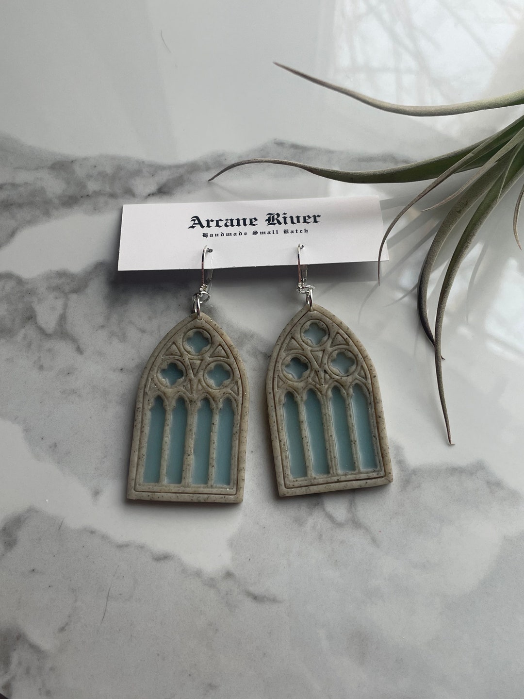 Gothic Cathedral Window Earrings - Etsy