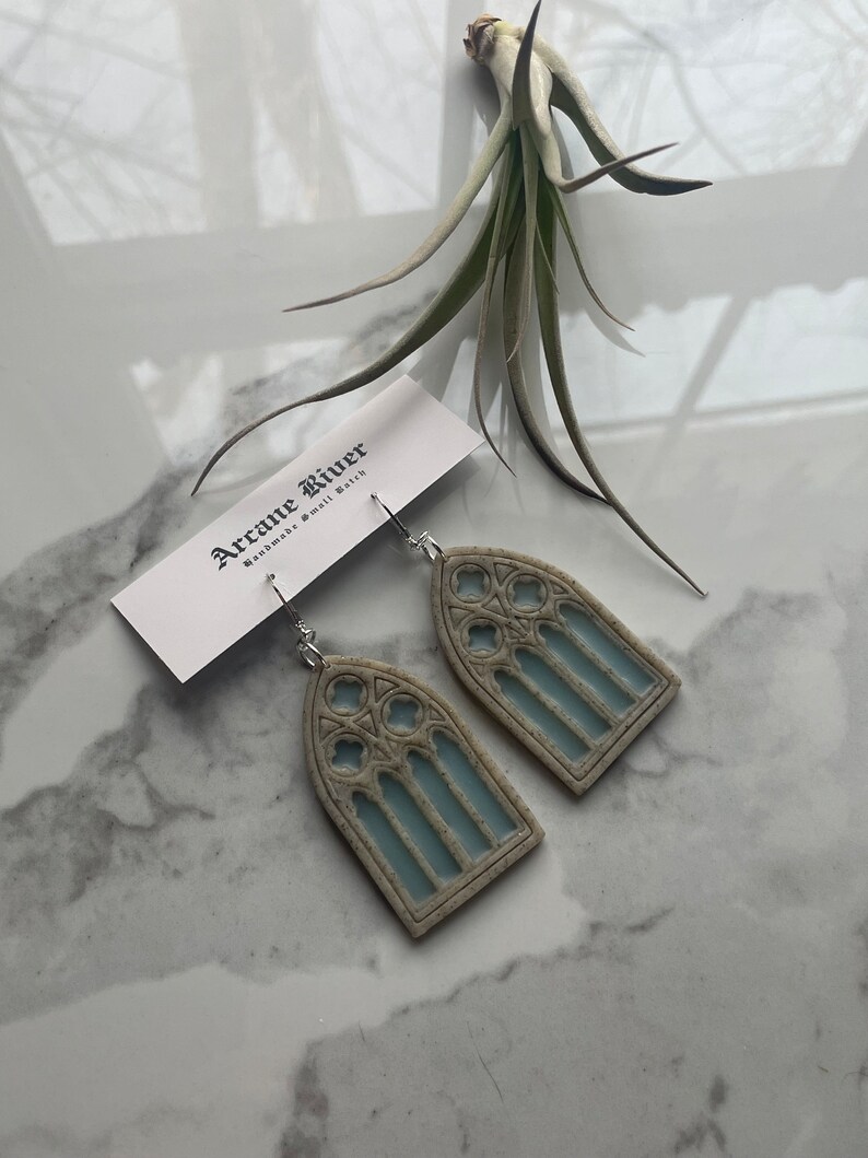 Gothic Cathedral Window Earrings - Etsy