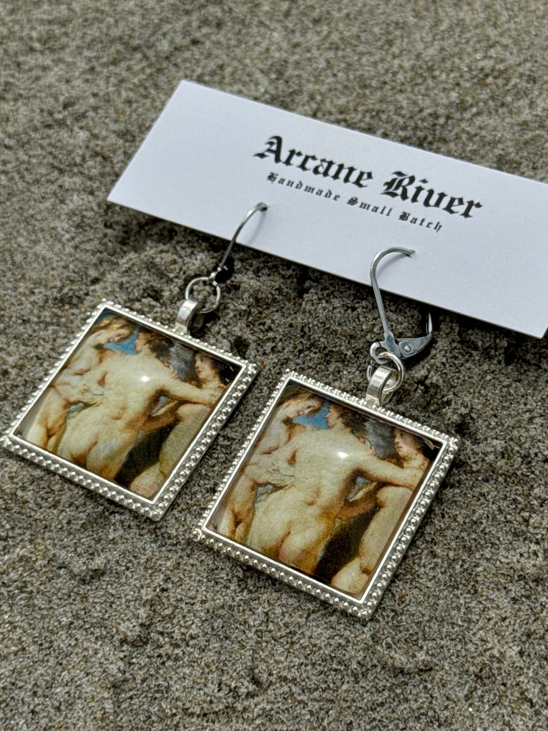 The Three Graces Earrings Paul Rubens Earrings Renaissance Earrings Art ...