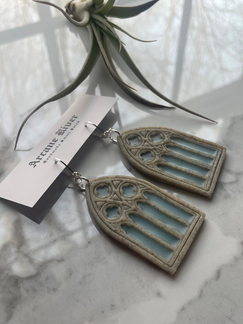Gothic Cathedral Window Earrings - Etsy