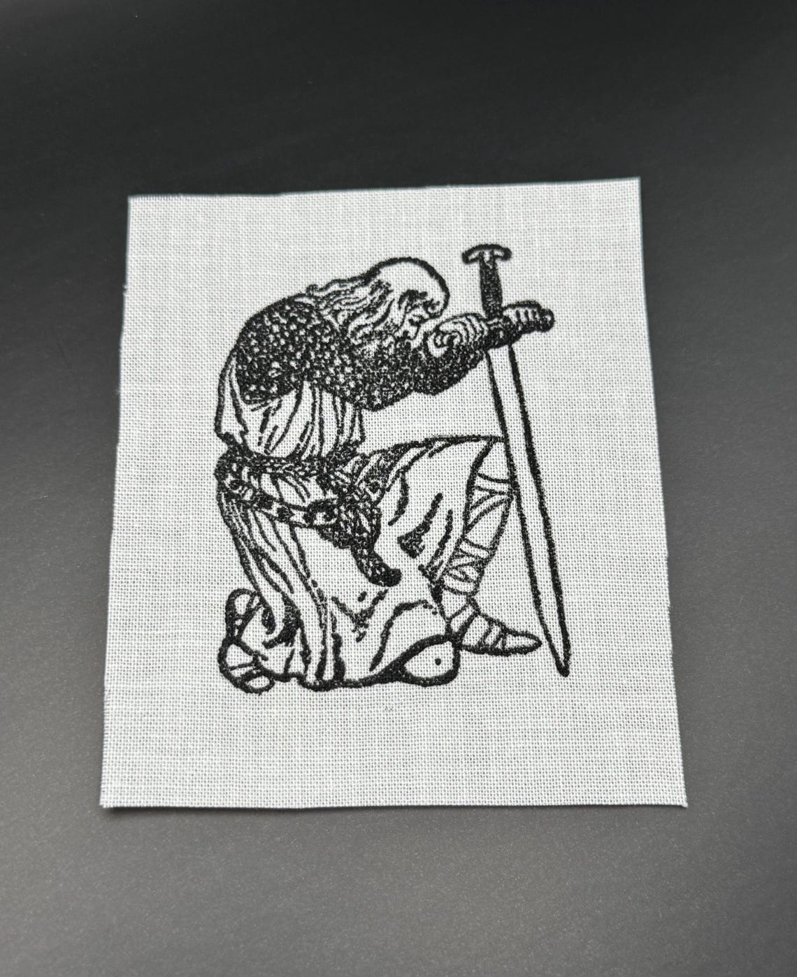Knight Patch | Patches | Linocut Patch | Linocut | Patch - Etsy