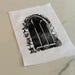 Cathedral Window Patch | Gothic Patch | Linocut Patch | Linocut ...