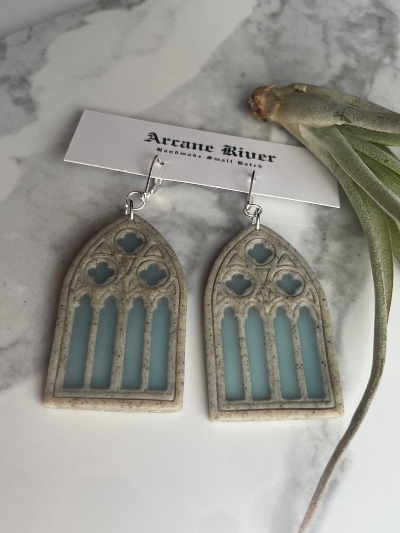 Gothic Cathedral Window Earrings - Etsy