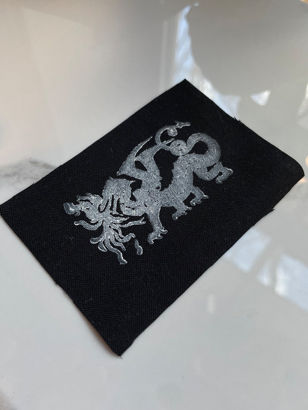 Welsh Dragon Patch | Patches | Linocut Patch | Linocut | Patch - Etsy