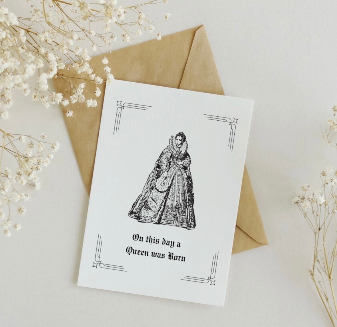 Vintage Queen Elizabeth Birthday Card - Etsy