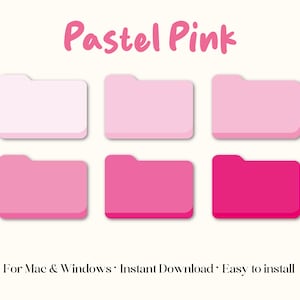 Desktop Folder Icons | Aesthetic Folder Icons | Folder Icons for Mac ...