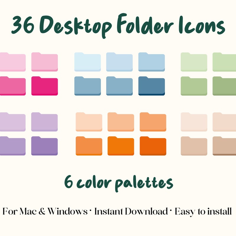 Desktop Icons - Etsy