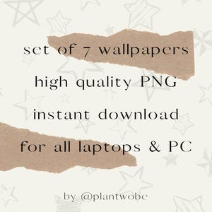 That Girl Desktop Wallpaper Set (7 PNG - Etsy
