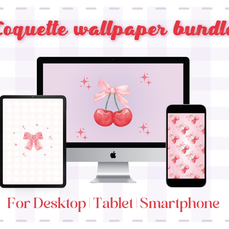 Coquette Laptop Wallpaper - Etsy