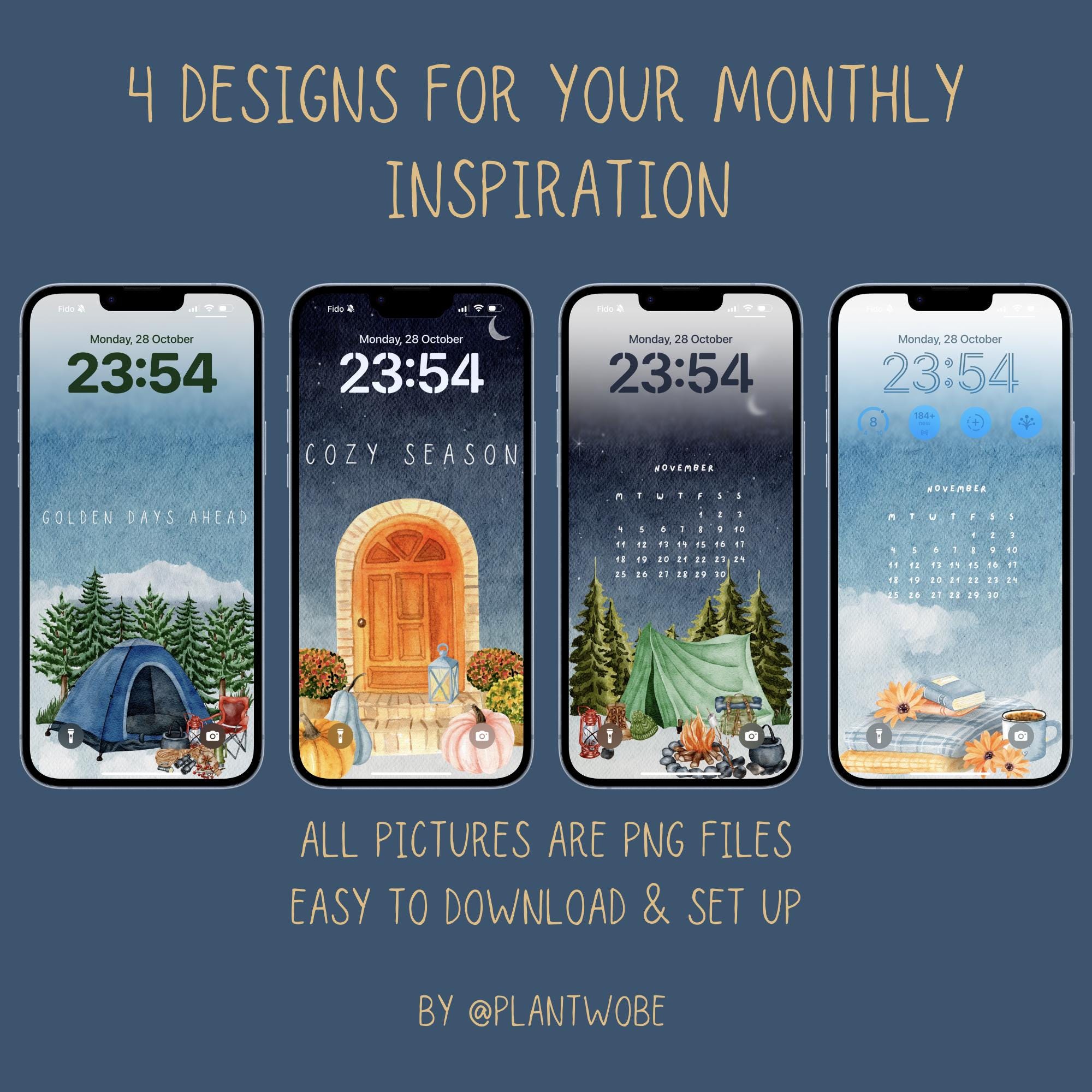 November Wallpaper November Calendar Wallpaper iPhone Wallpaper Autumn ...