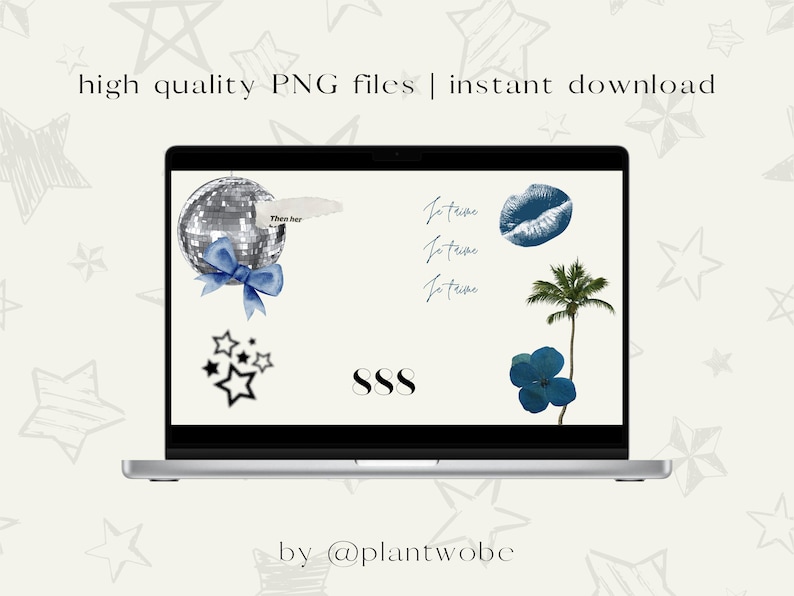 Aesthetic Desktop Wallpaper | That Girl Theme (7 PNG) - Etsy