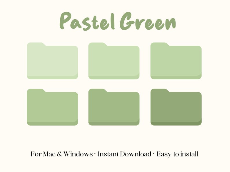 Desktop Folder Icons Aesthetic Folder Icons Folder Icons for Mac and ...