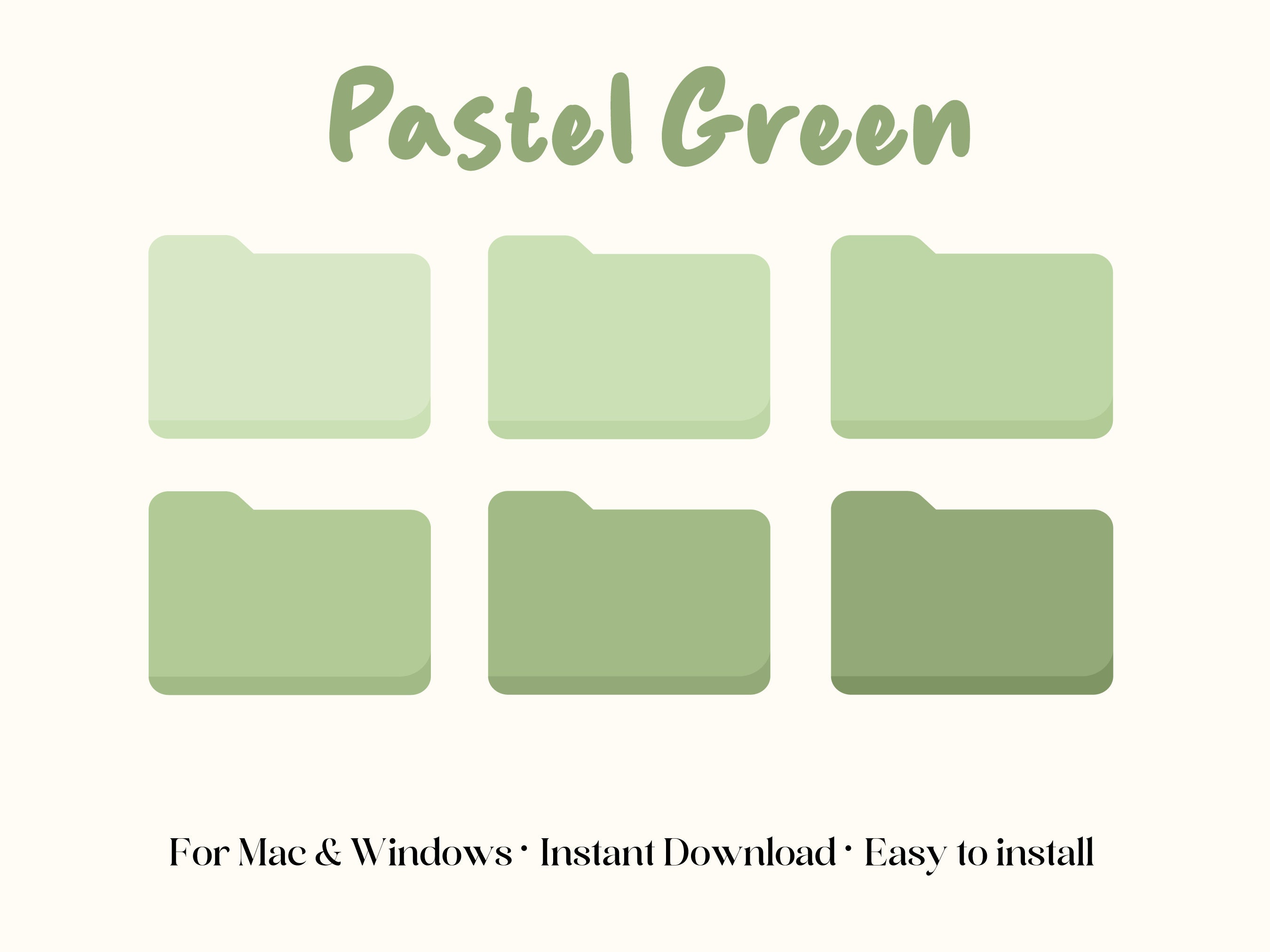Desktop Folder Icons | Aesthetic Folder Icons | Folder Icons for Mac ...