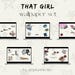 That Girl Desktop Wallpaper Set (7 PNG - Etsy