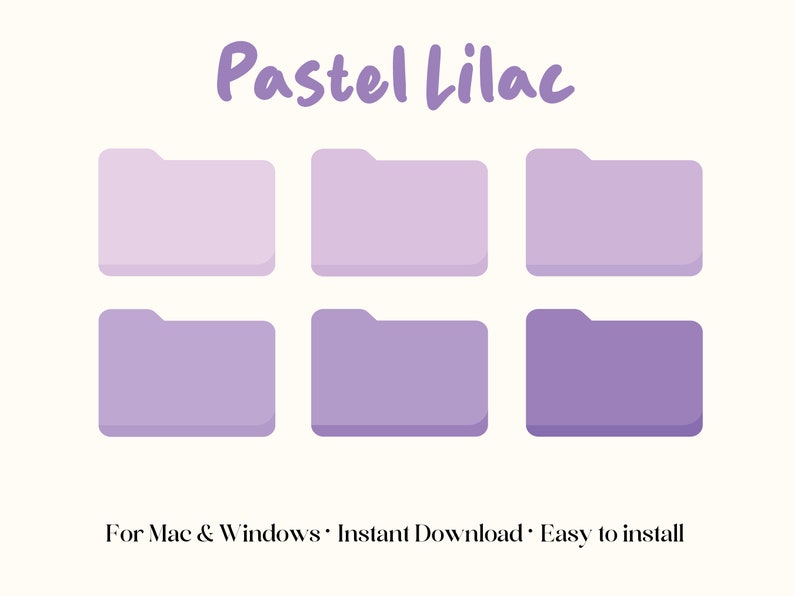 Desktop Folder Icons | Aesthetic Folder Icons | Folder Icons for Mac ...