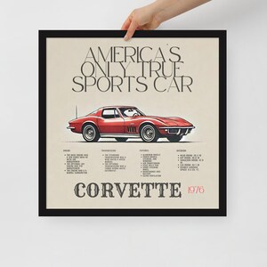 Classic Corvette, Corvette 1976, America's Sports Car, Retro Car Design ...