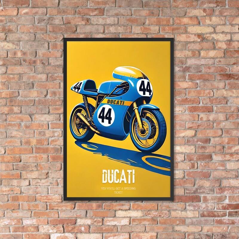 Ducati Art Print - Etsy