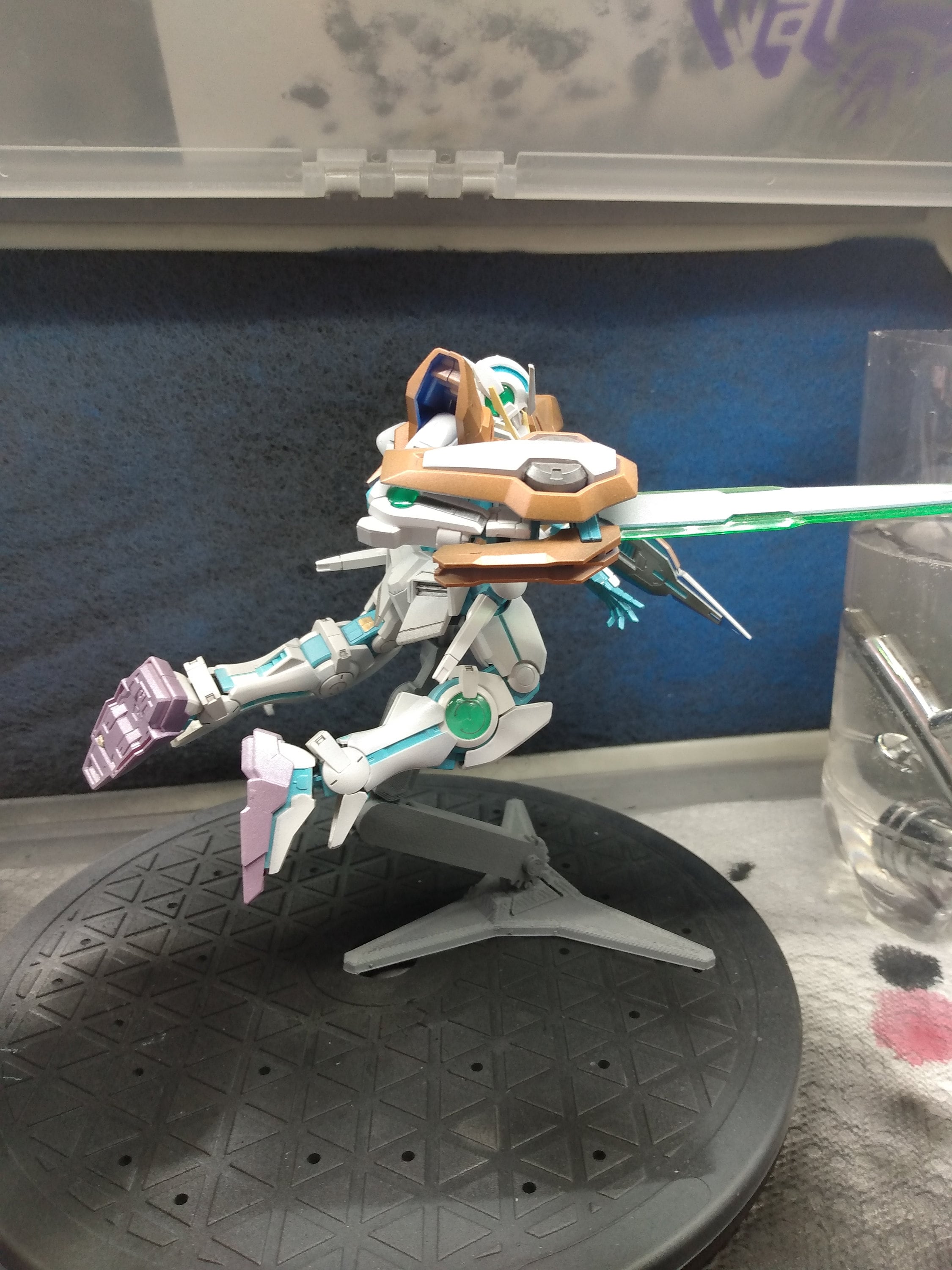 Custom Painted HG Gundam 00 Exia Built Model - Etsy