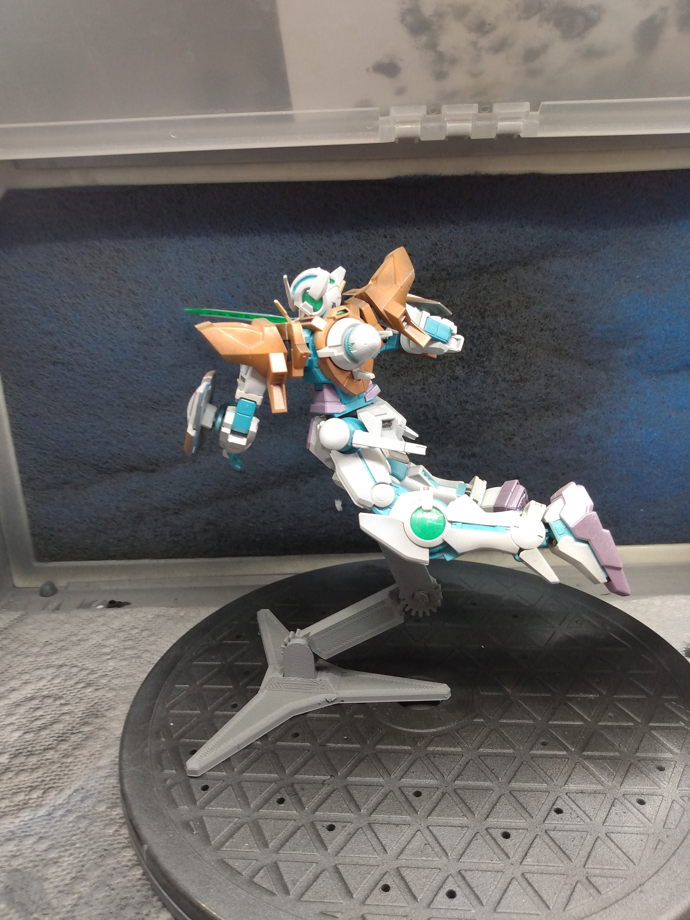 Custom Painted HG Gundam 00 Exia Built Model - Etsy