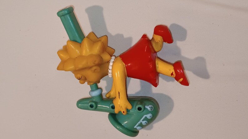 1997 Simpsons Lisa Simpson Playing Saxophone, Toy Whistle Vintage 3 - Etsy