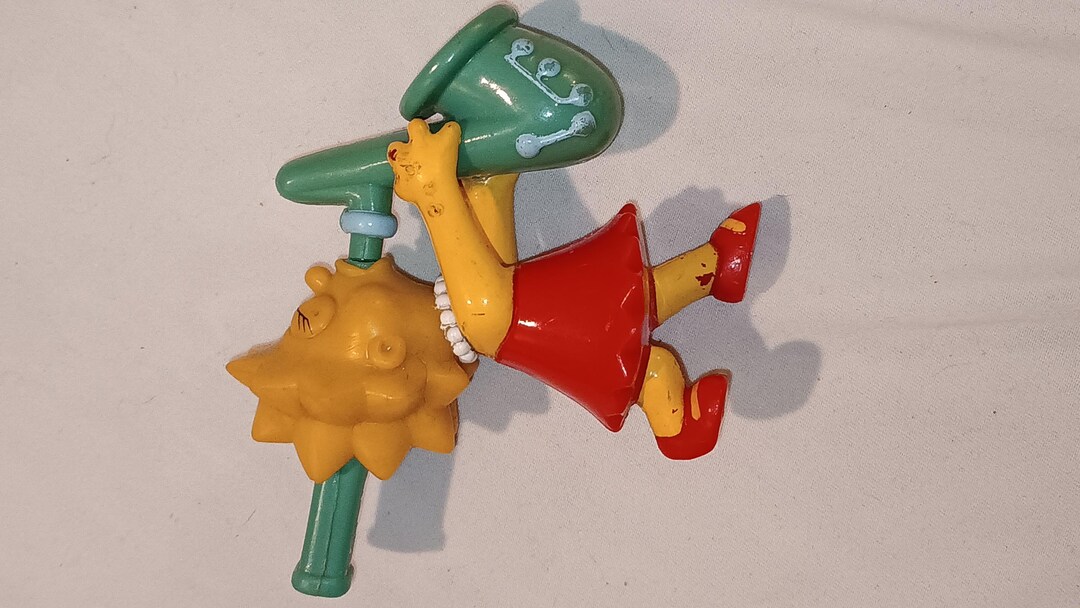 1997 Simpsons Lisa Simpson Playing Saxophone, Toy Whistle Vintage 3 - Etsy
