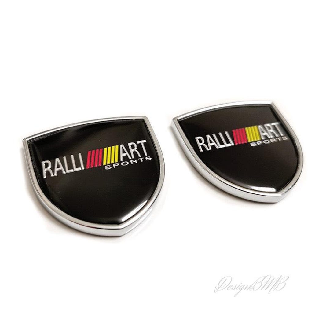2 Ralliart Logos Emblems for Shield, Wing and Trunk 40x40mm - Etsy