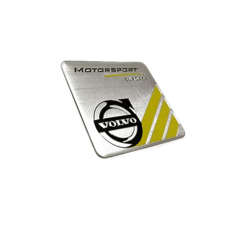 Volvo Aluminum Trunk and Wing Emblem – Volvo Motorsport or Volvo Sweden ...