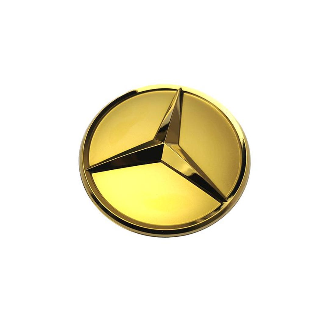 AMG Steering Wheel Badge Emblem 57mm Yellow Gold - Etsy