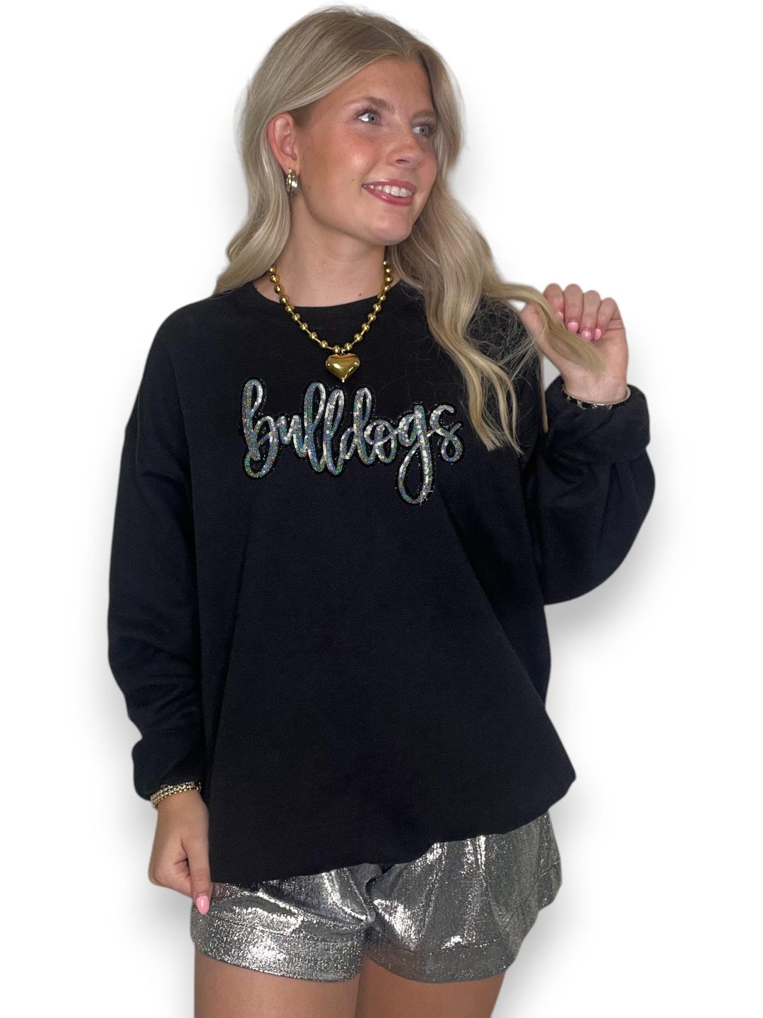 Cursive Sequin Bulldogs - Etsy