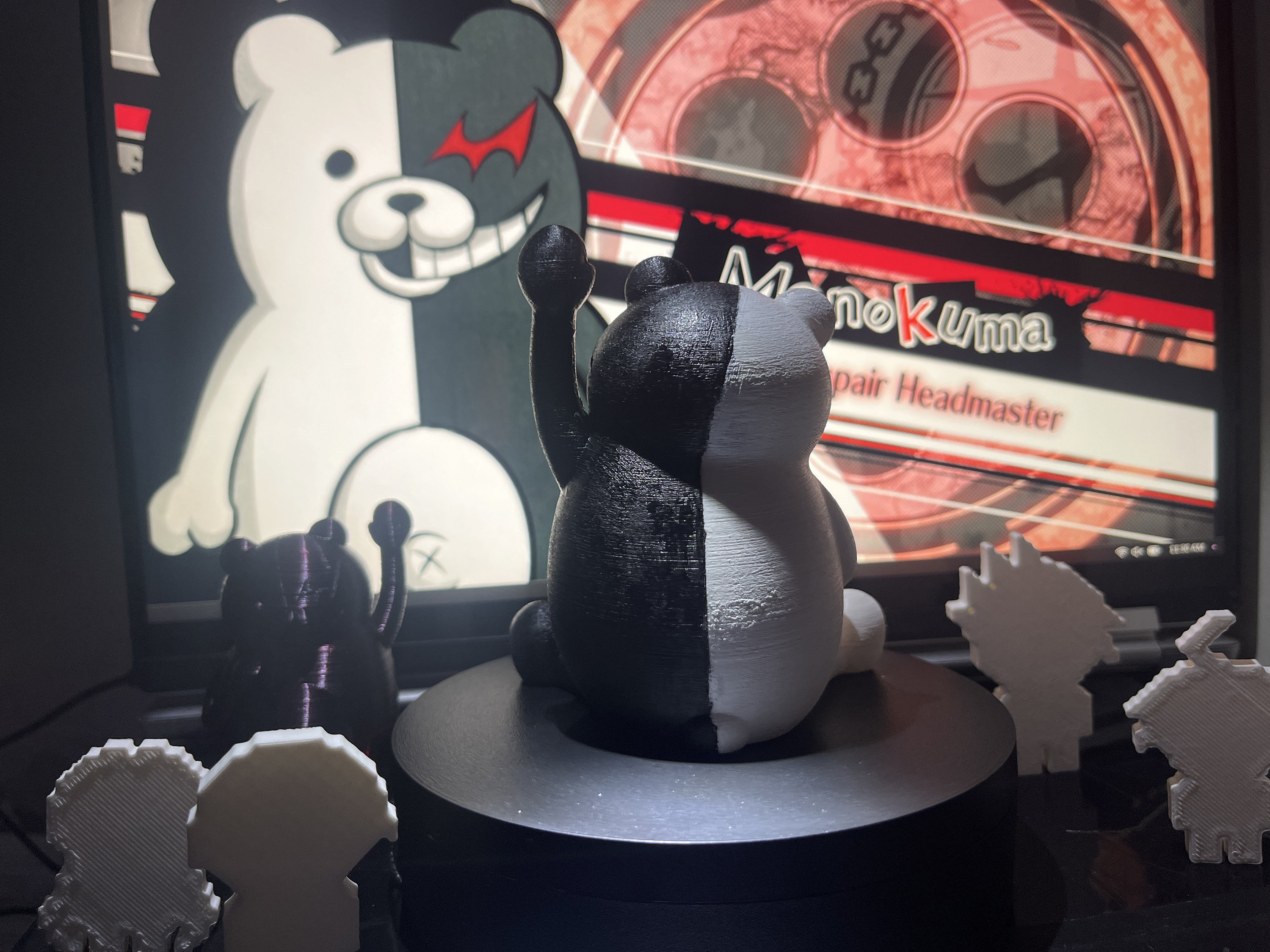 Monokuma 3D Print Model, Hand Paint - Etsy