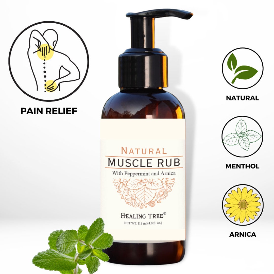 Healing Tree Natural Muscle Rub Pain Relief for Chronic Pain, Aches ...