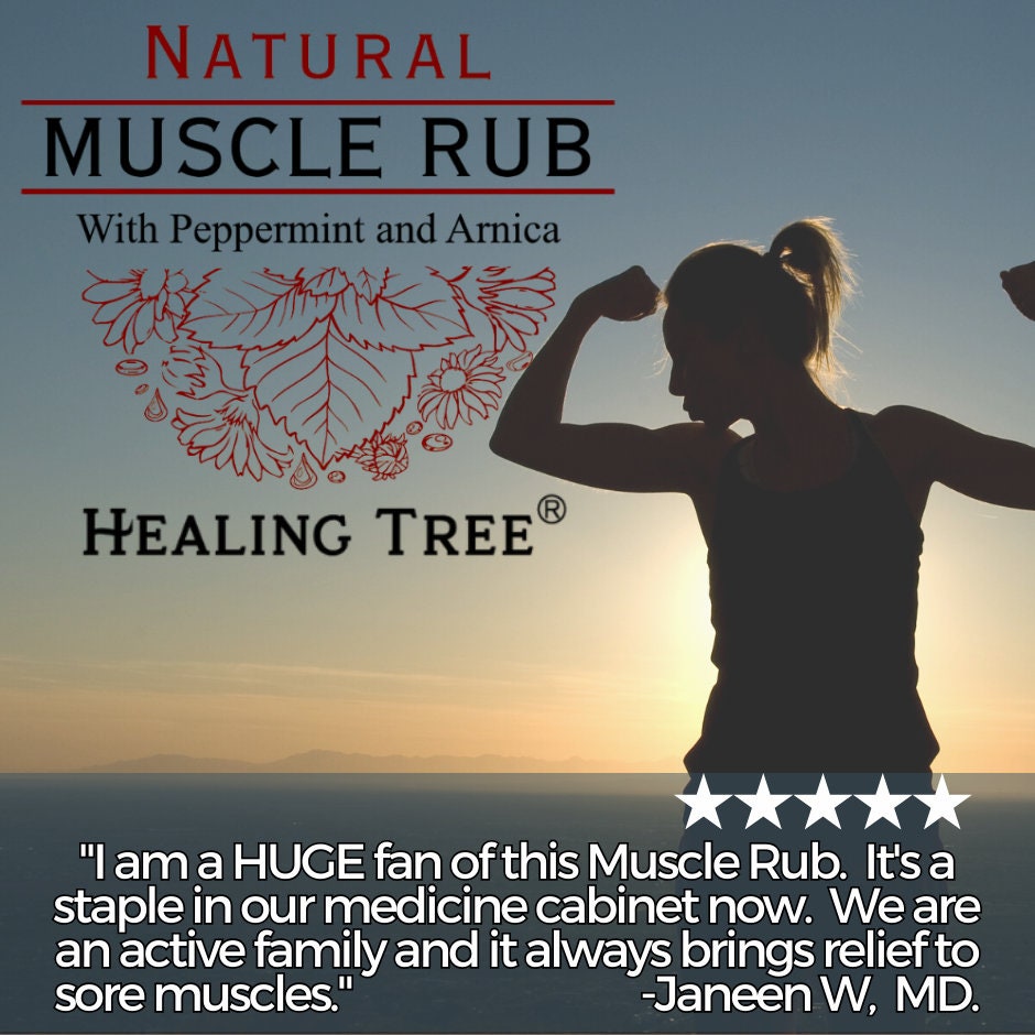 Healing Tree Natural Muscle Rub Pain Relief for Chronic Pain, Aches ...