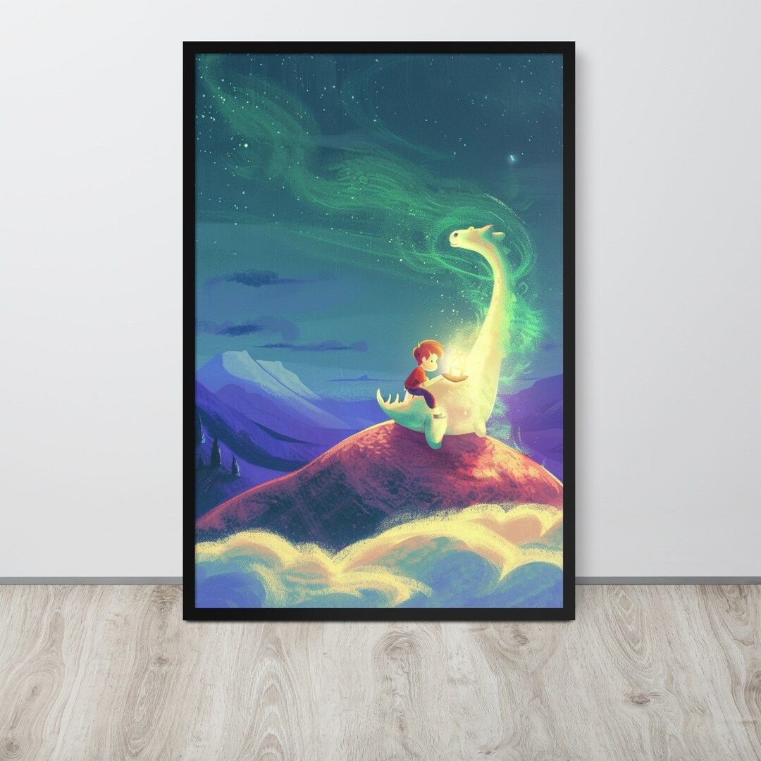 Children's Frame "nobility", Colorful Poster in Framed Matte Paper - Etsy