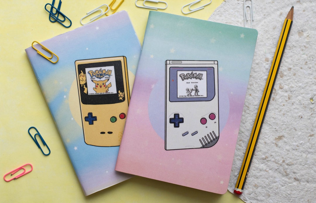 Notebook Nintendo Consoles Office Retro Pokemon Games Old School ...