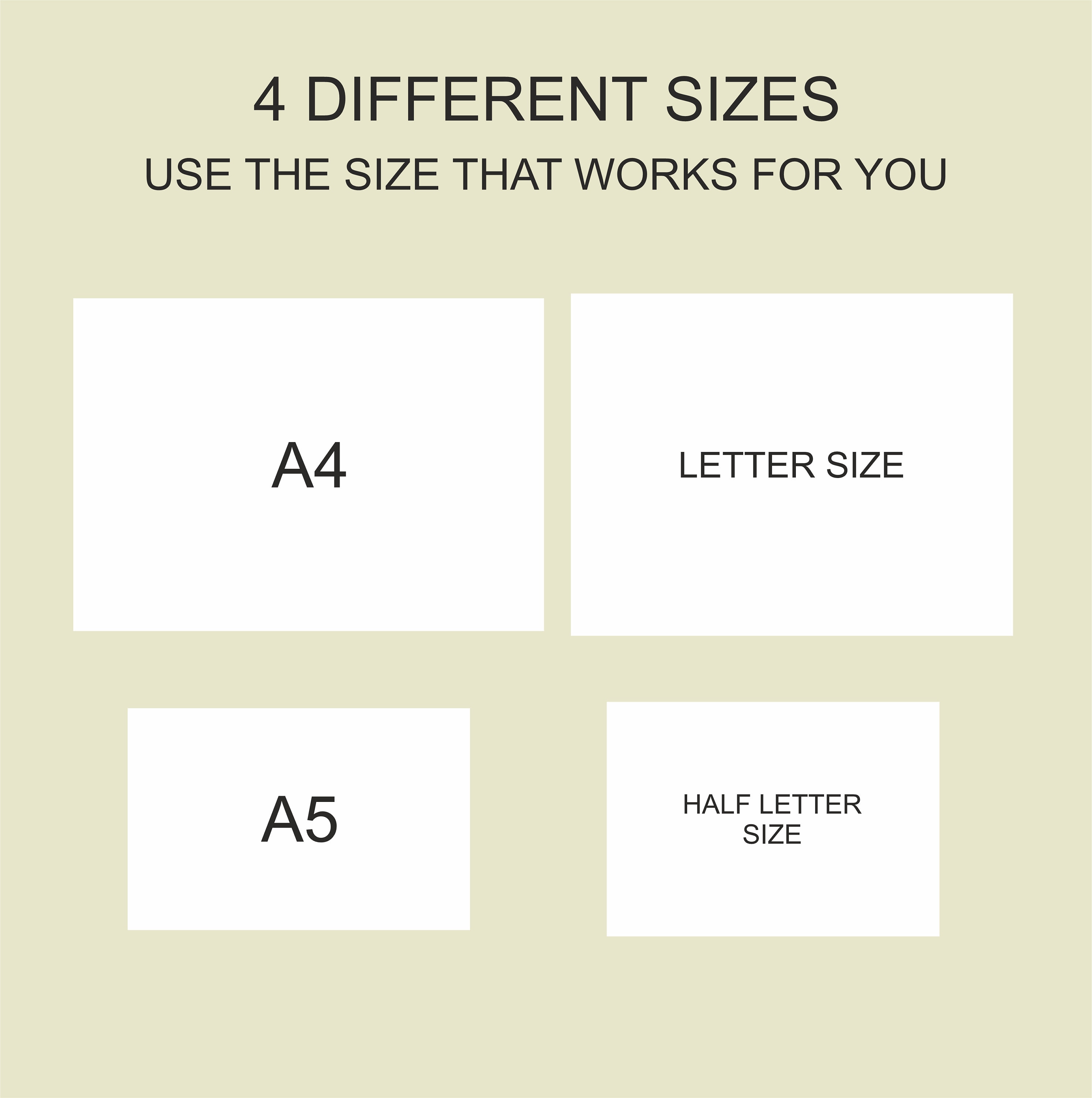 Weekly Planner Fillable Planner Template Digital Download A4a5sizes ...