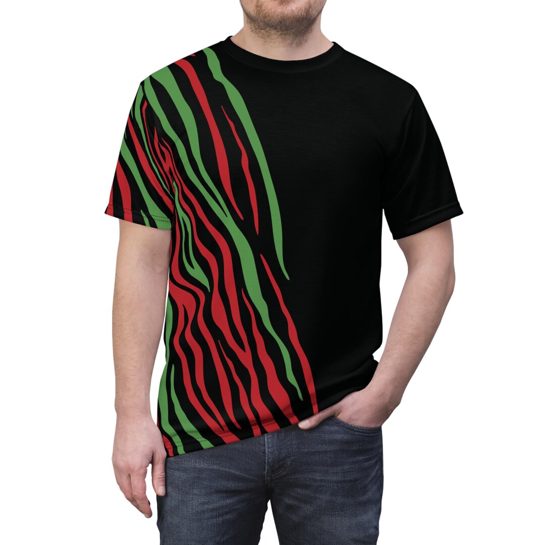 A Tribe Called Quest Stripe Pattern Tee, Unisex Cut and Sew T-shirt ...