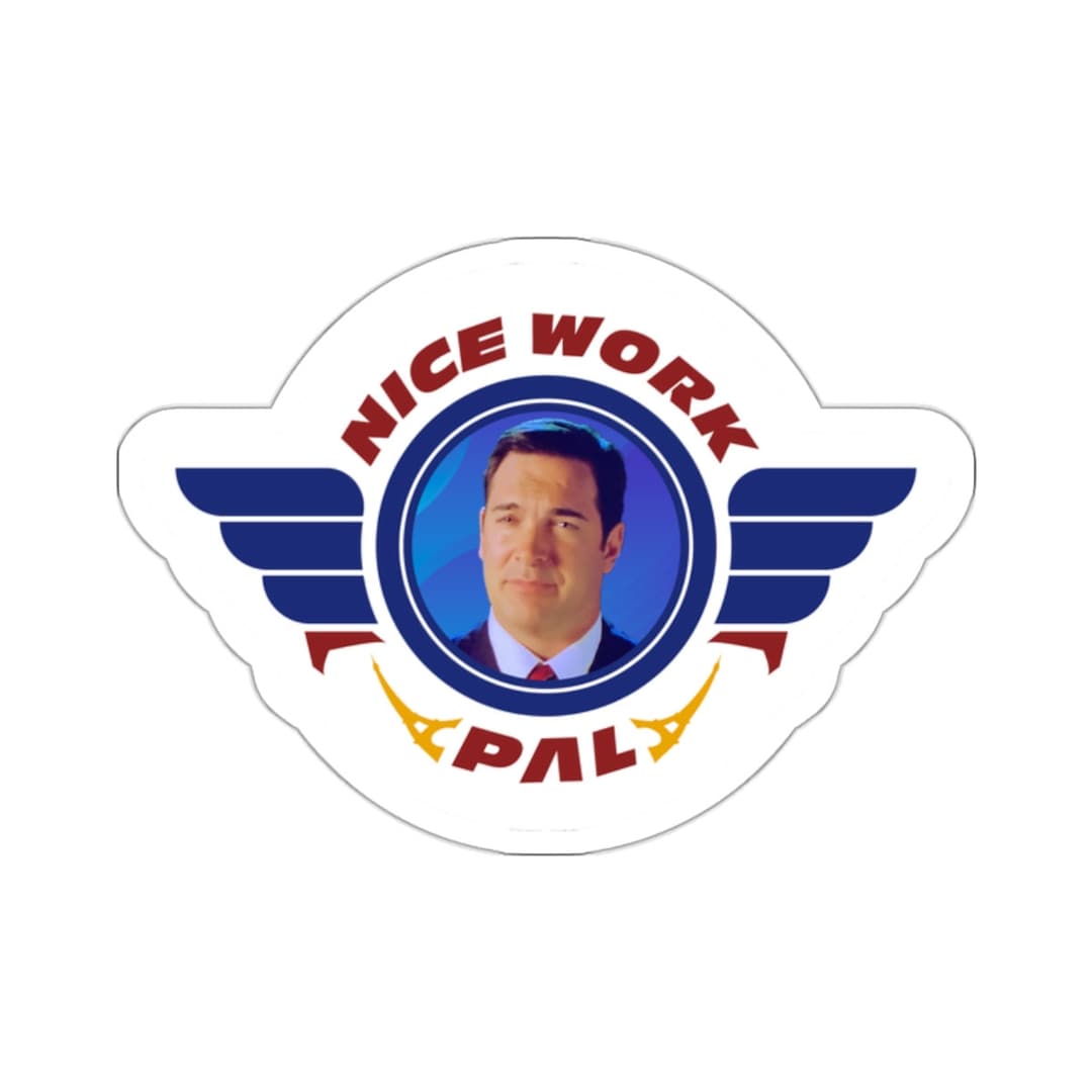 Soarin' Nice Work Pal Sticker - Etsy