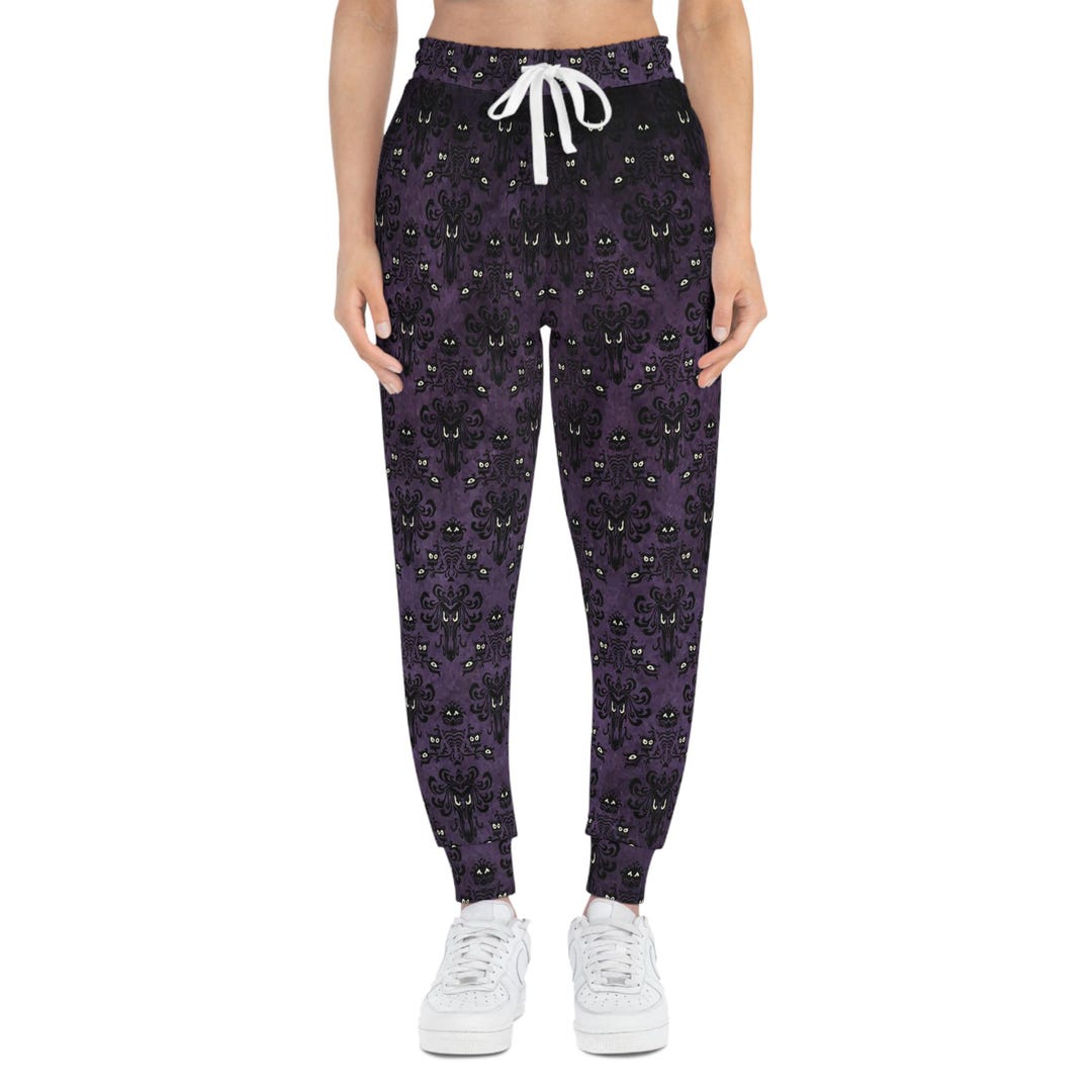 Haunted Mansion Disney World Wallpaper Joggers, Scary Halloween ...