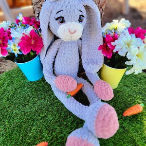 Large Bunny Crochet PATTERN | Rabbit Crochet Pattern | Low Sew Crochet ...