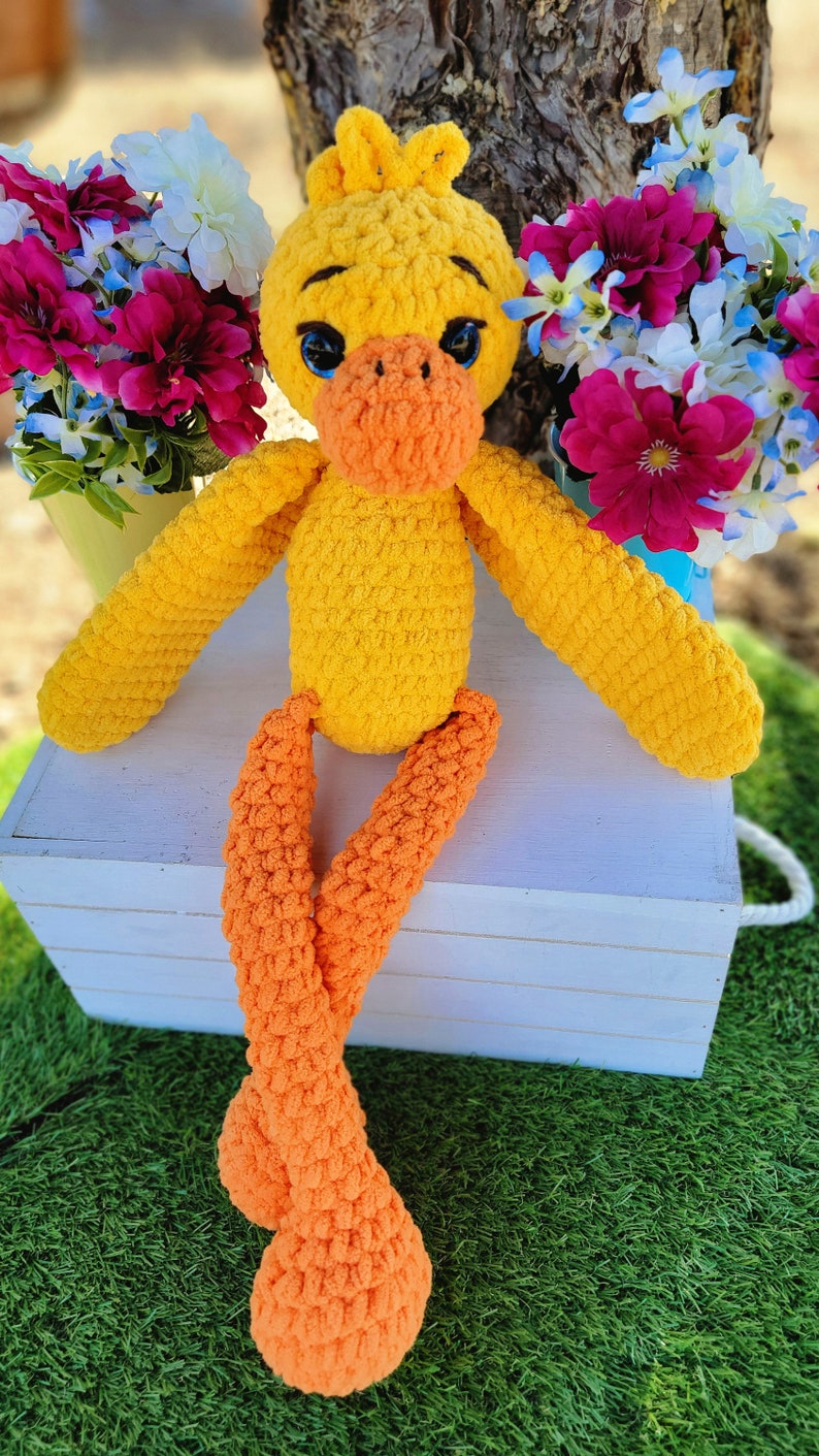 Large Amigurumi Duck Crochet Pattern, Crochet Pattern Plushie Duck ...