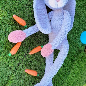 Large Bunny Crochet PATTERN | Rabbit Crochet Pattern | Low Sew Crochet ...