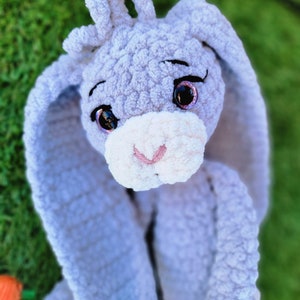 Large Bunny Crochet PATTERN | Rabbit Crochet Pattern | Low Sew Crochet ...