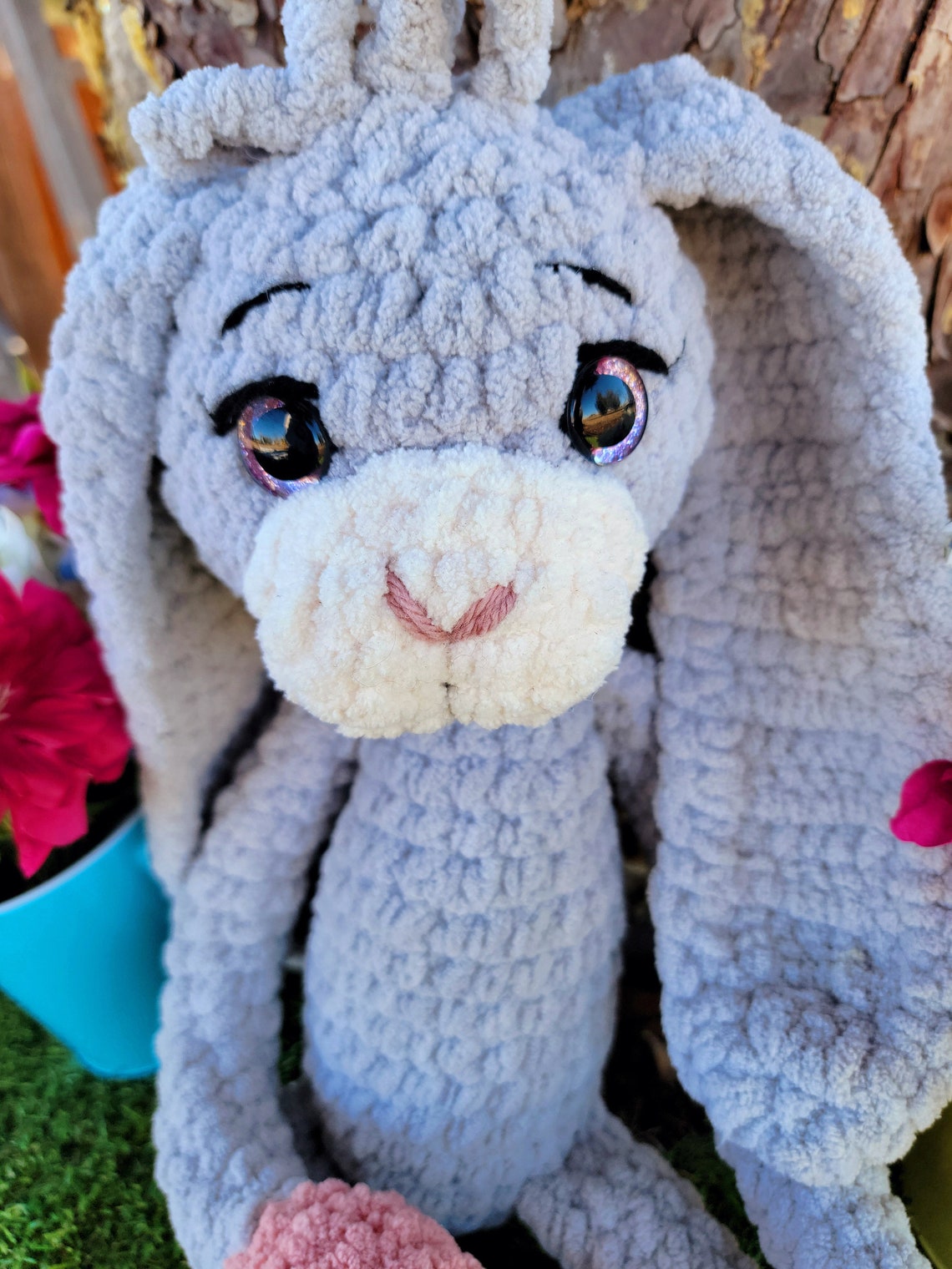 Large Bunny Crochet PATTERN | Rabbit Crochet Pattern | Low Sew Crochet ...