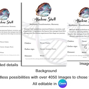 708 Printable Crystal Information Cards, Crystal Meaning Cards ...